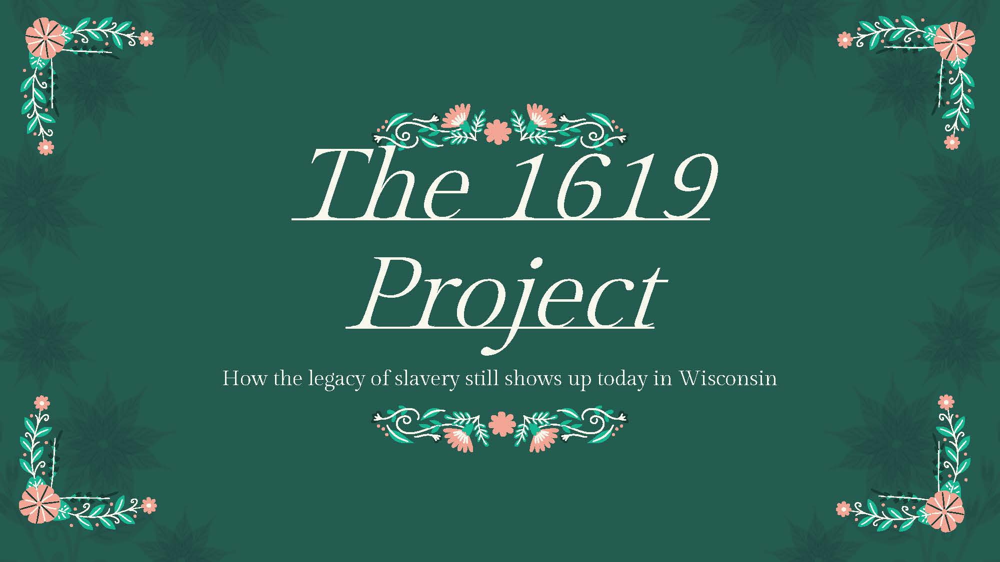 1619 Project Humanities: Research Extension | Pulitzer Center: 1619 Project